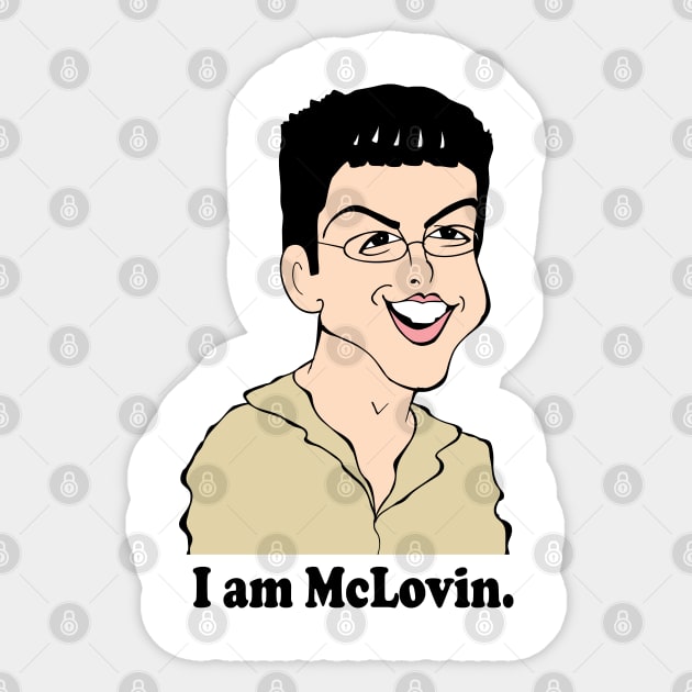 MCLOVIN FAN ART!! - Mclovin - Sticker | TeePublic